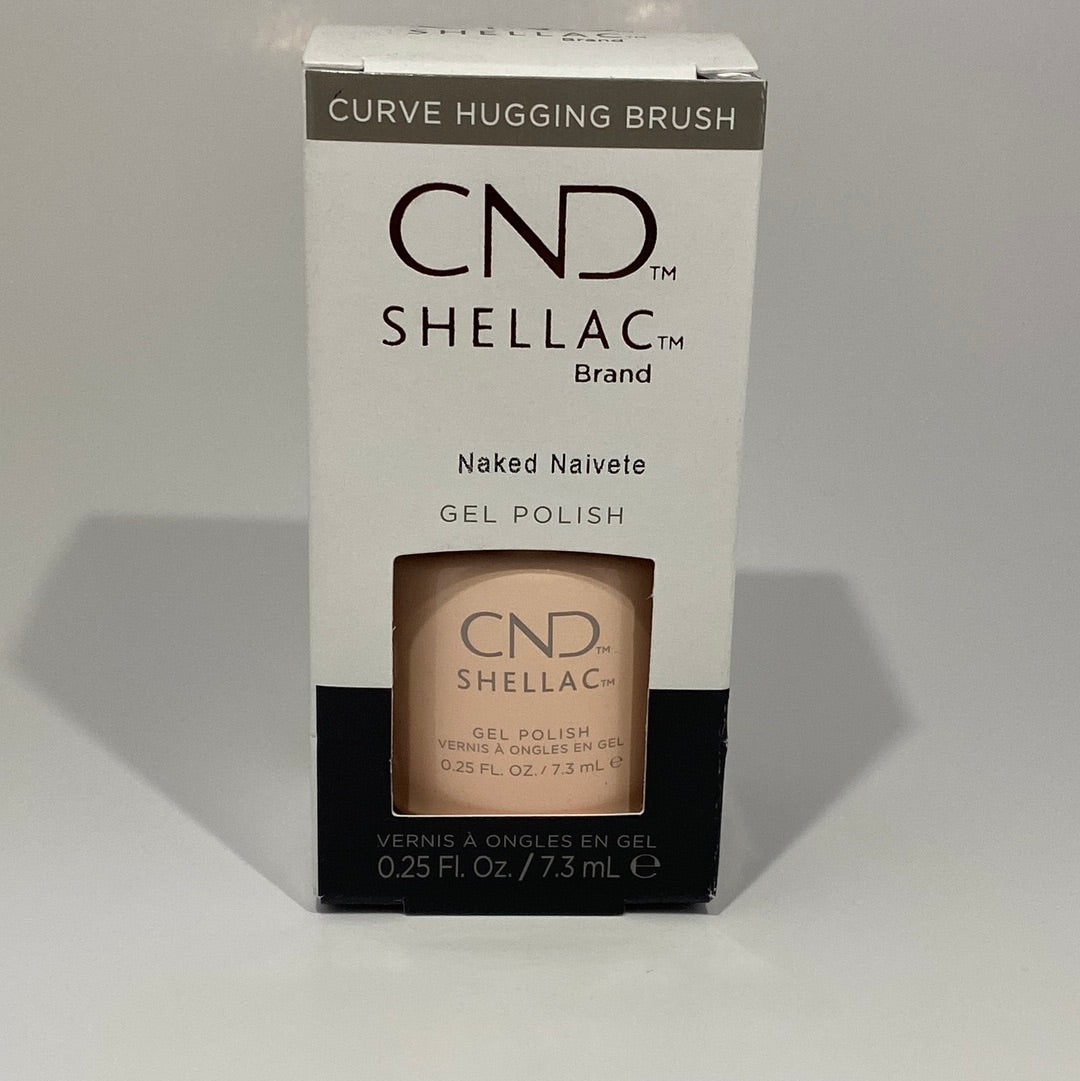 Cnd shellac naked naive .25 OZ | Kashi Beauty Supply