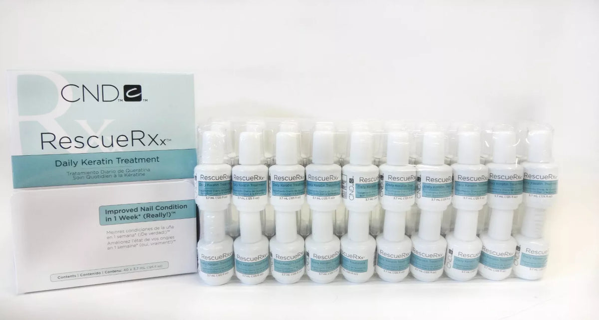 CND RescueRXx Daily Keratin Treatment 0.125 oz 40/ Pack | Kashi Beauty ...